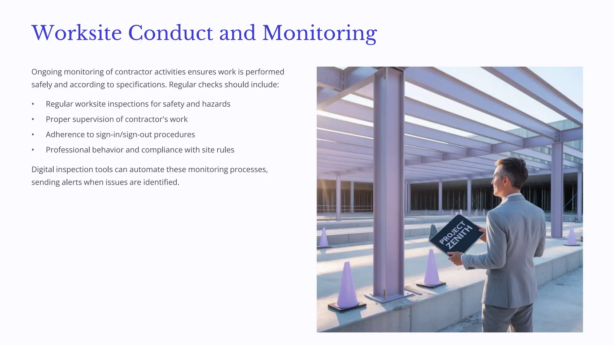 Contractor Management Checklist with eAuditor Audits & Inspections | PDF