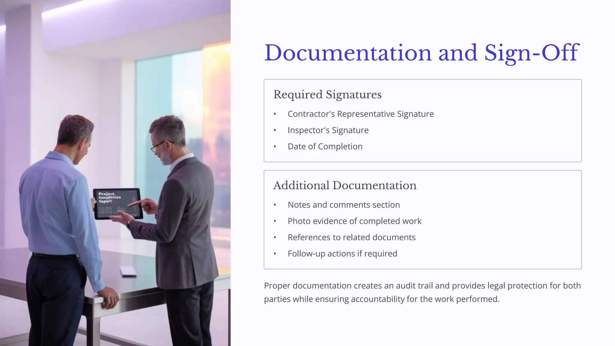 Contractor Management Checklist with eAuditor Audits & Inspections | PDF