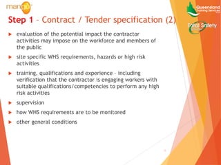 Contractor Management - How to Manage Contractor Health and Safety | PDF