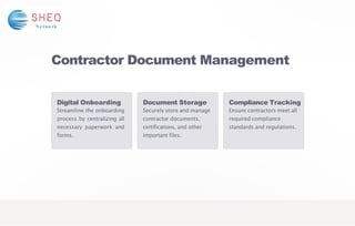 Maximize Efficiency with Contractor Management System & Software | PPT