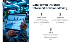 Optimize Workflows with Contractor Management Platform | PPT