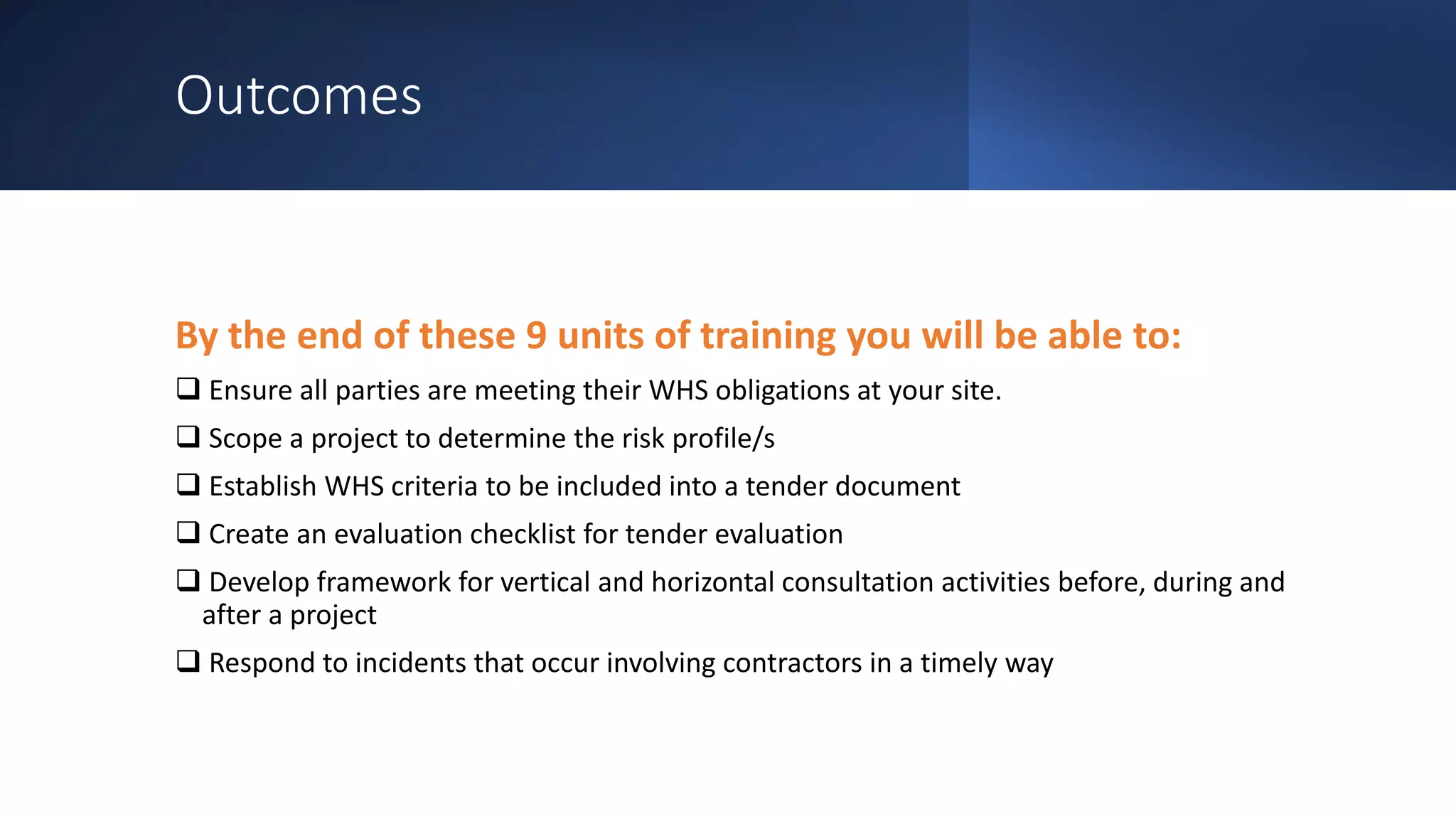 Contractor management slides #1 unit1& 2 | PPTX