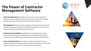Efficient Contractor Management System Software | PPT