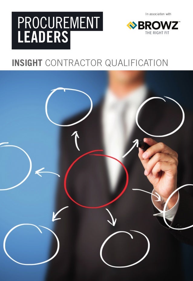 Contractor qualification