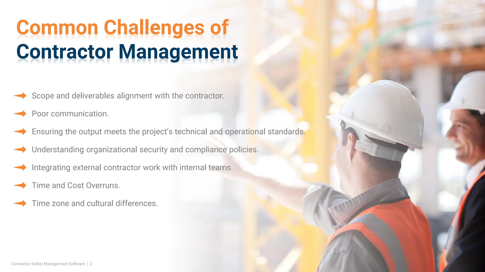 Contractor Safety Management Software Tech Ehs Solution Ppt