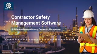 Contractor Safety Management Software | TECH EHS Solution | PPT