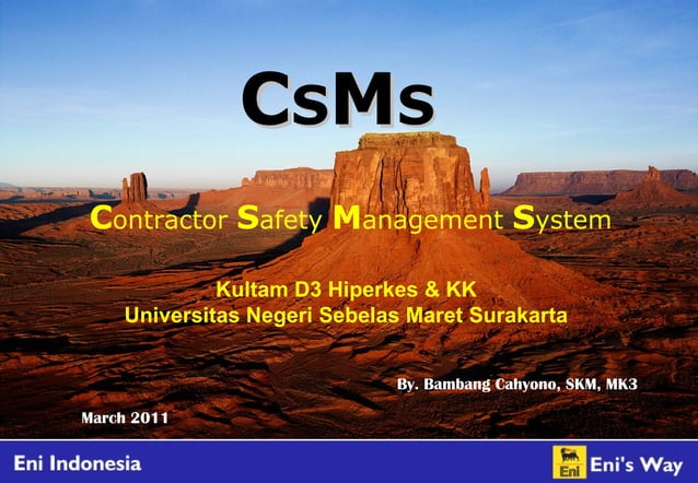 Contractor safety management system (csms) | PPT | Civil Engineering ...
