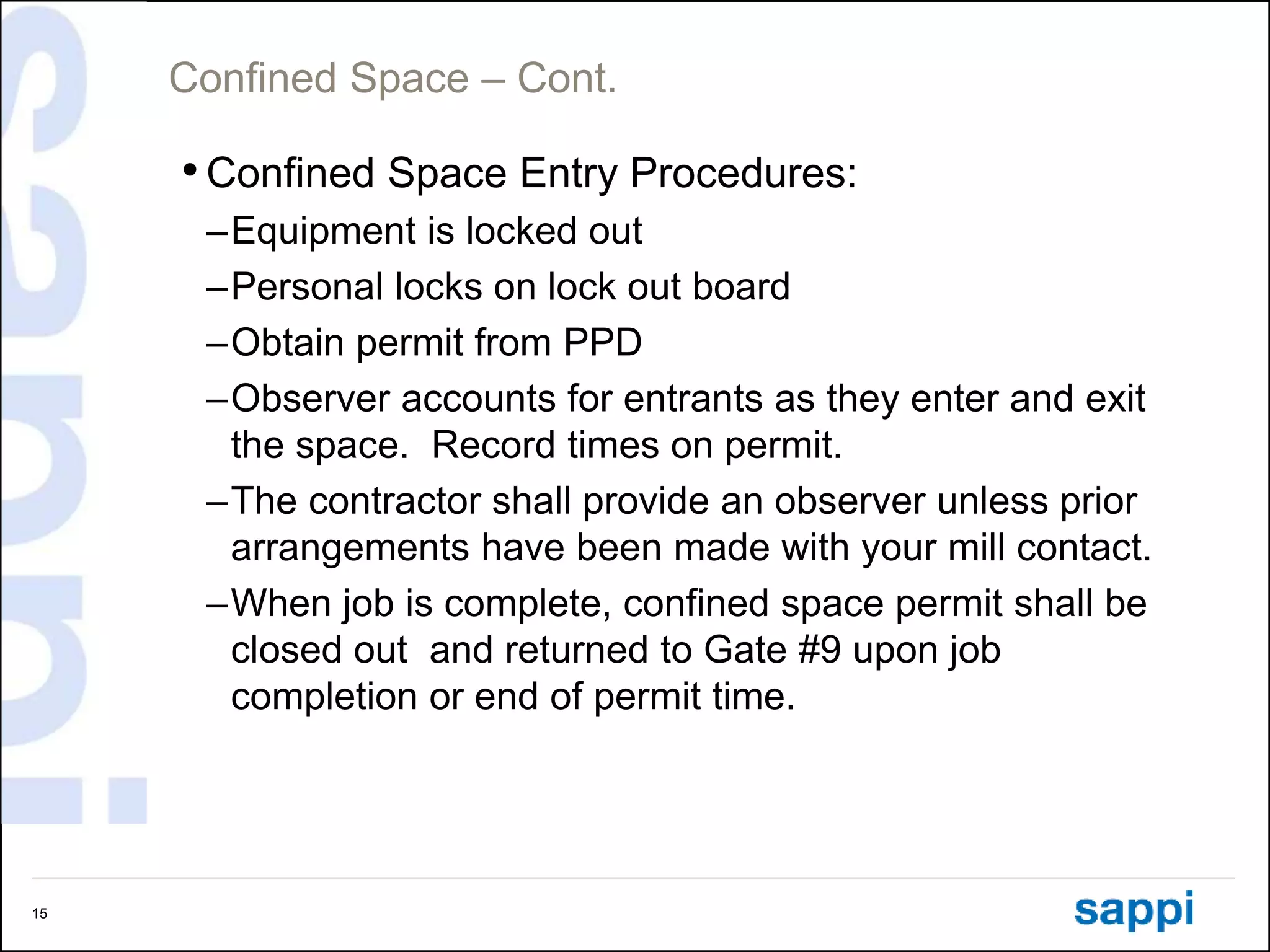 Contractor Safety Orientation - Sappi.ppt