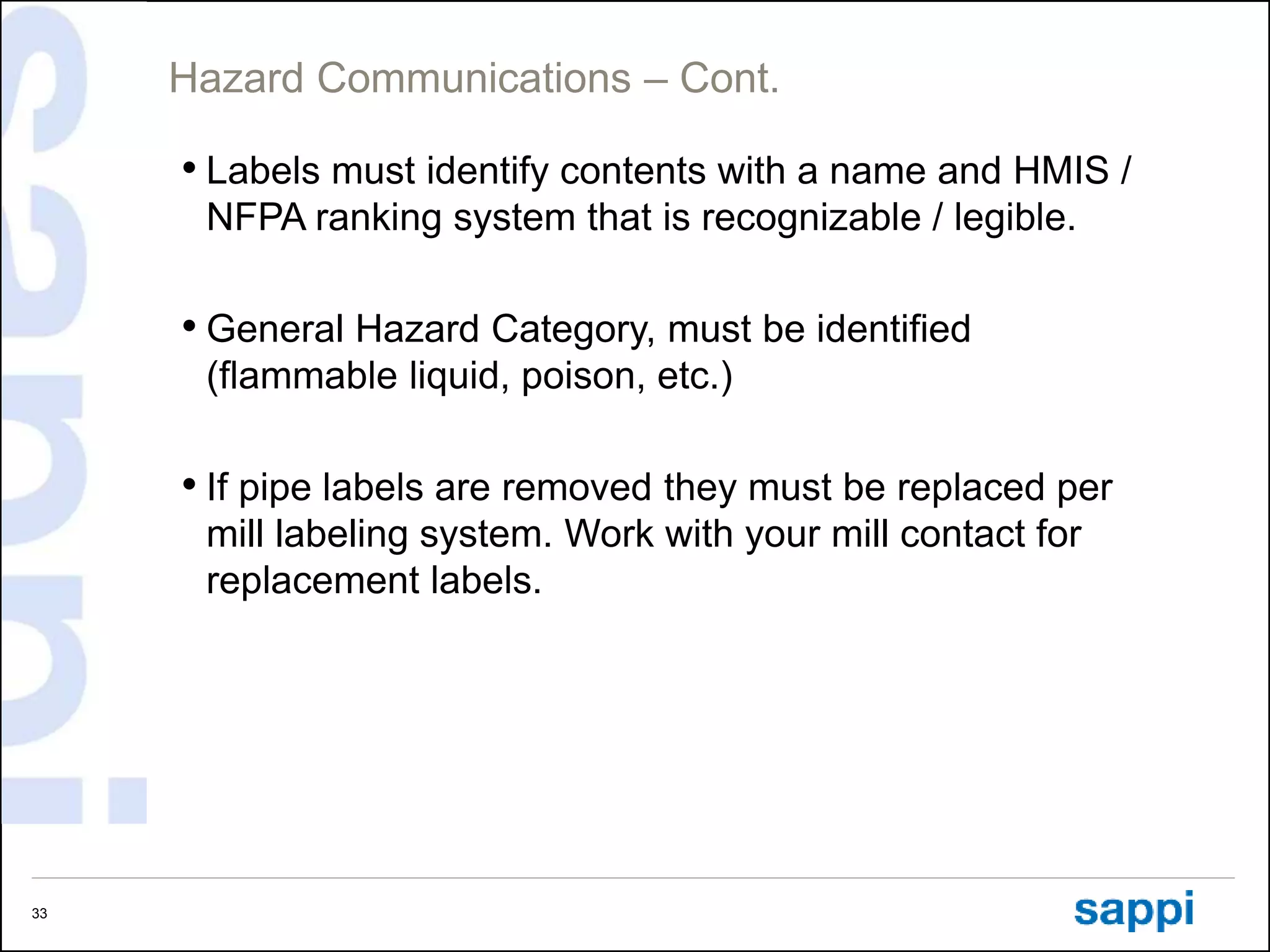 Contractor Safety Orientation - Sappi.ppt