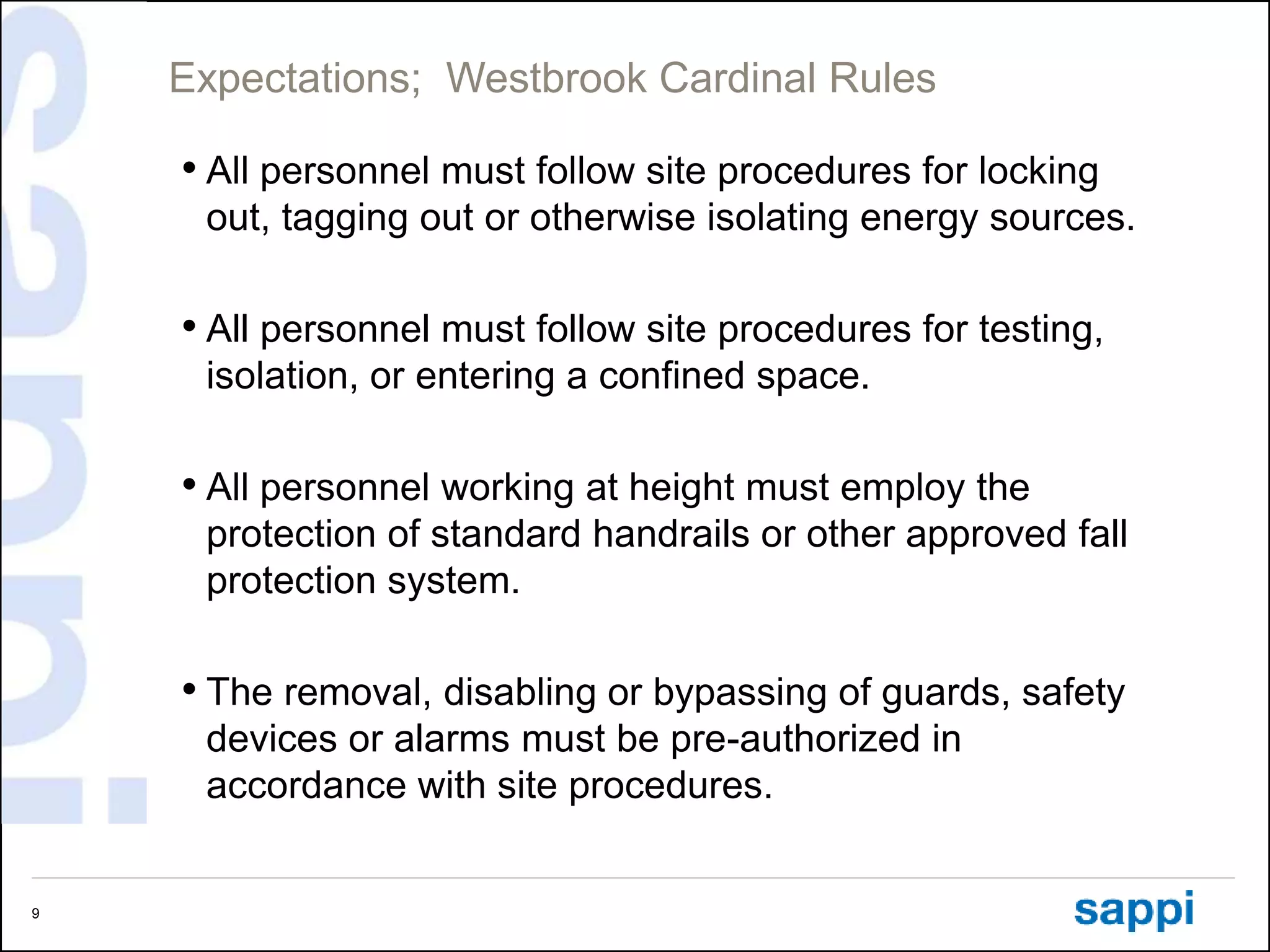 Contractor Safety Orientation - Sappi.ppt
