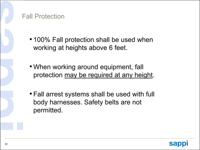 Contractor Safety Orientation - Sappi.ppt | First Aid | Injuries