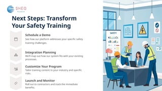 Comprehensive Online EHS and Safety Induction Training Software | PPT