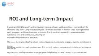 Comprehensive Online Induction Training Software for Contractors | PPT