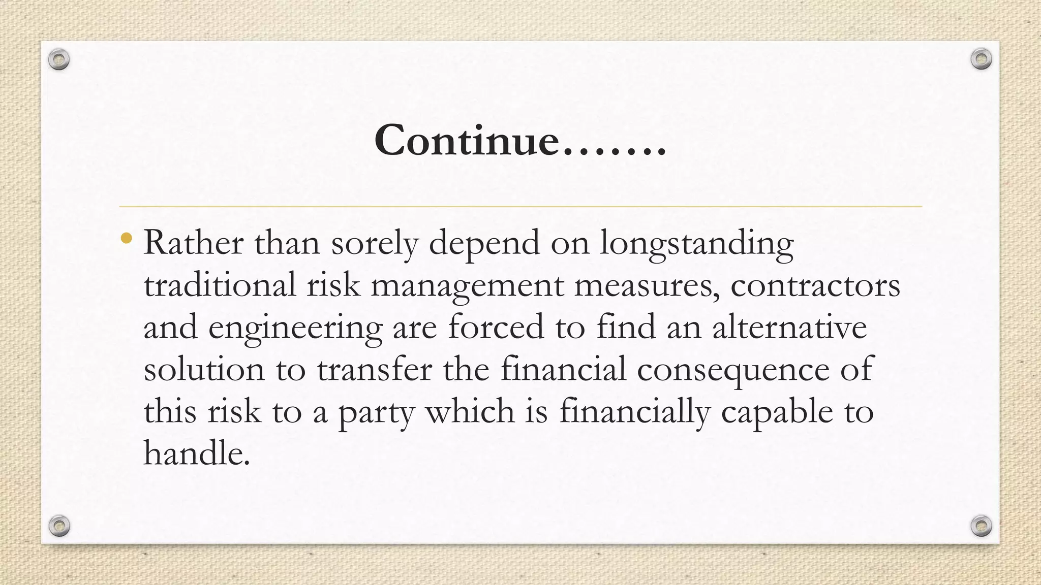 Contractors all risk insurance | PPTX