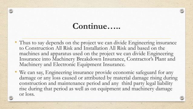 Contractors all risk insurance | PPTX