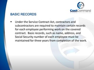 Contractor sca compliance checklist | PDF