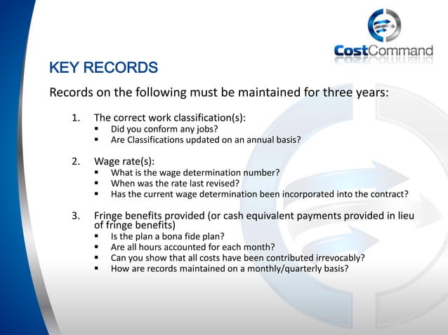 Contractor sca compliance checklist | PPT