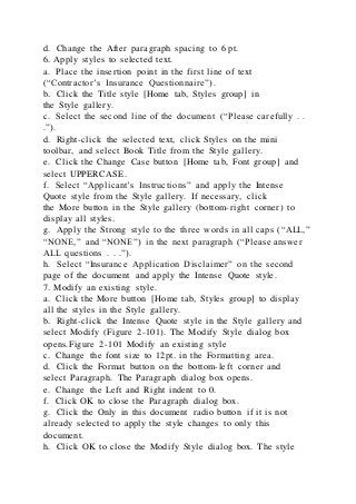 Contractor’s Insurance QuestionnairePlease carefully read and | PDF