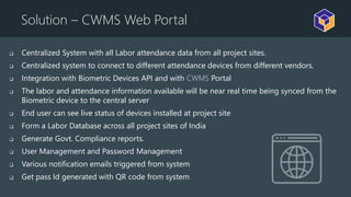 Contractor workforce management system | PPT