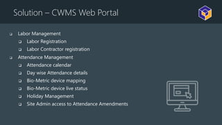 Contractor workforce management system | PDF