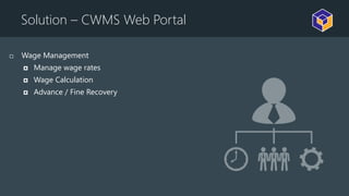 Contractor workforce management system | PPT