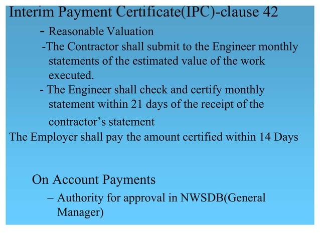 Contract payment and variation | PDF