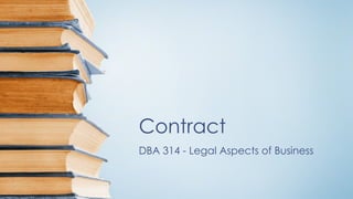 Definition Essential Elements of Contract | PPT