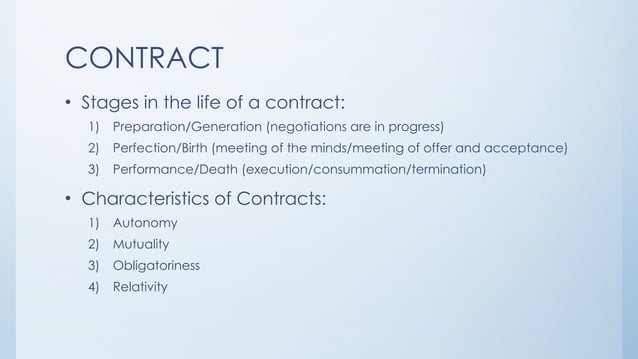 Definition Essential Elements of Contract | PPT