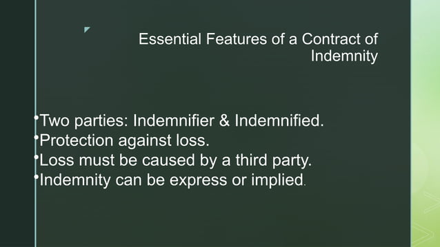 CONTRACT of indemnity 124 to 147 PPT.pptx