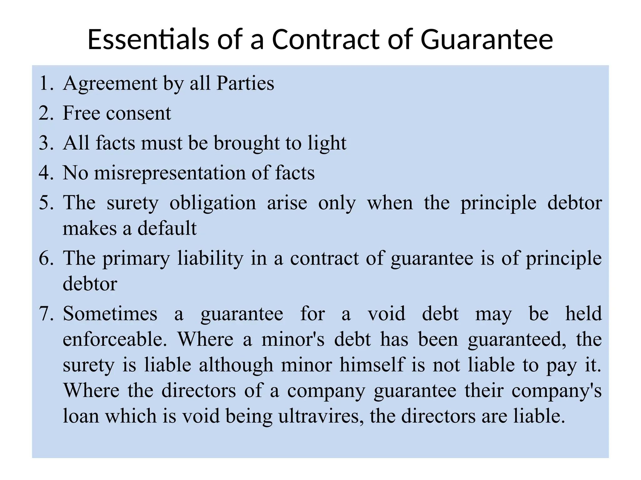 Contract of indemnity, Contract of guarantee | PPT