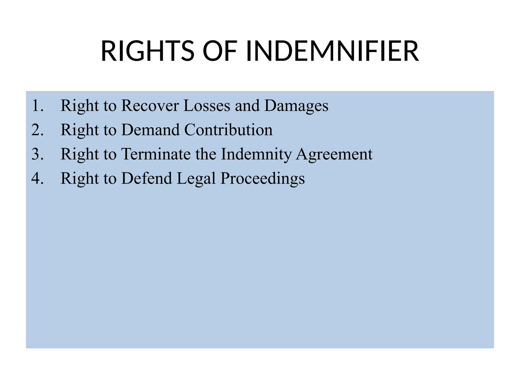 Contract of indemnity, Contract of guarantee | PPT