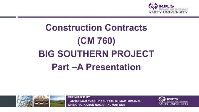 Contract presentation | PPT