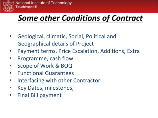 Contract Construction Contracts And Specification Pdf