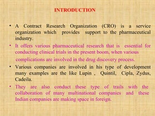 Contract research | PPT