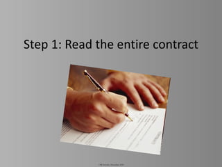 Contract Review 101 | PPT | Motor Insurance | Insurance