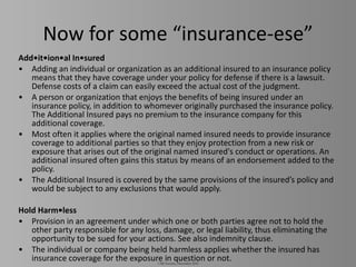 Contract Review 101 | PPT | Motor Insurance | Insurance