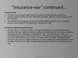 Contract Review 101 | PPT | Motor Insurance | Insurance