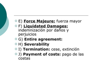 Contracts. Types and characteristics | PPT