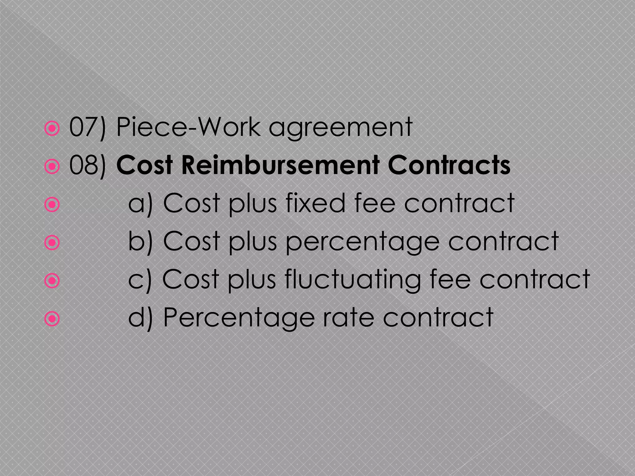 civil engineering-Contracts | PPTX