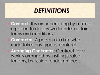 civil engineering-Contracts | PPTX