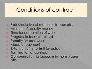 civil engineering-Contracts | PPTX