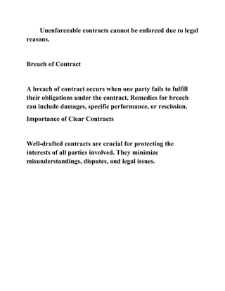 Contracts: The Bedrock of Agreements australianconveyancing | PDF