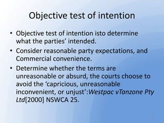 Contracts - Express terms | PPTX | Law