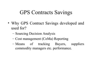Contract savings new | PPT