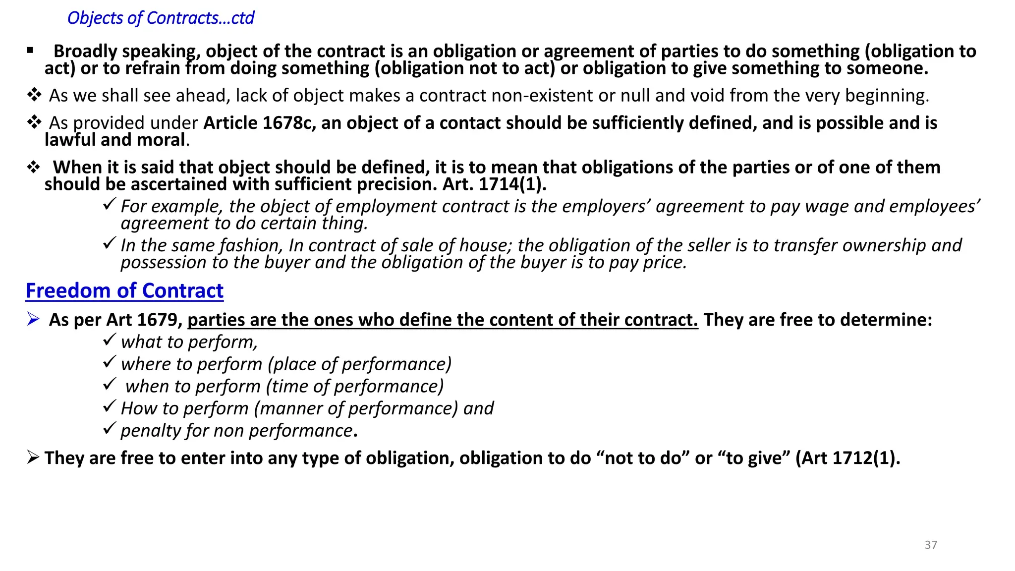 Contract short note.pptx contract law part one | PPTX