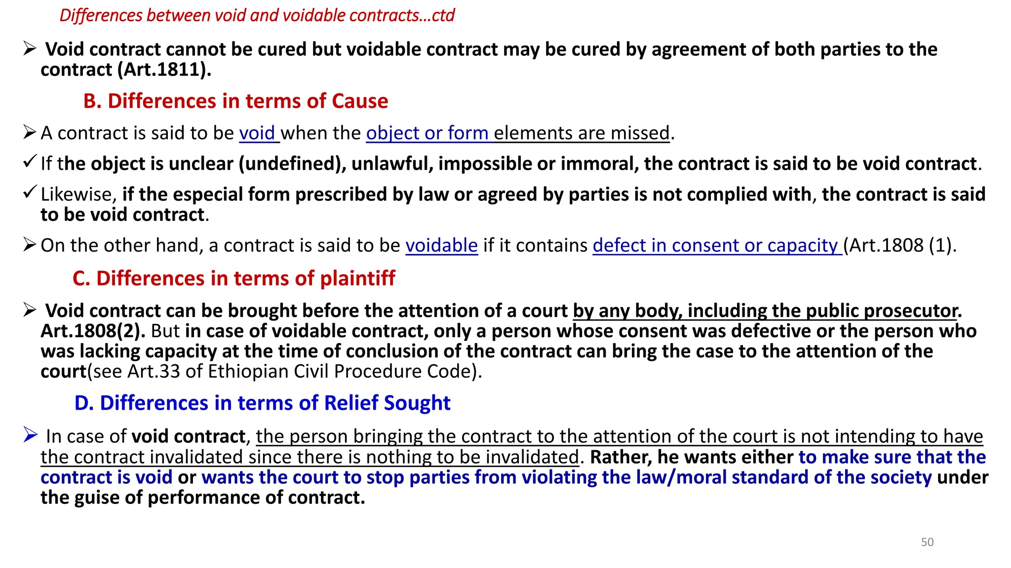 Contract short note.pptx contract law part one | PPTX