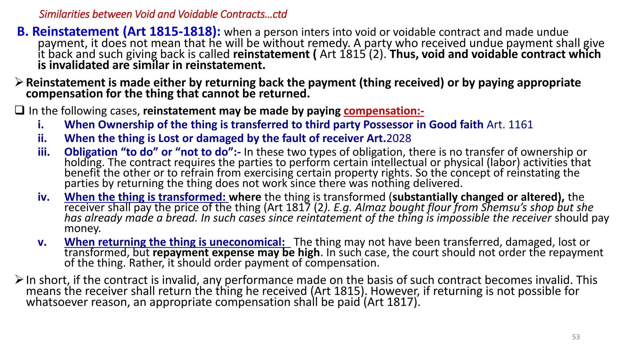 Contract short note.pptx contract law part one | PPTX