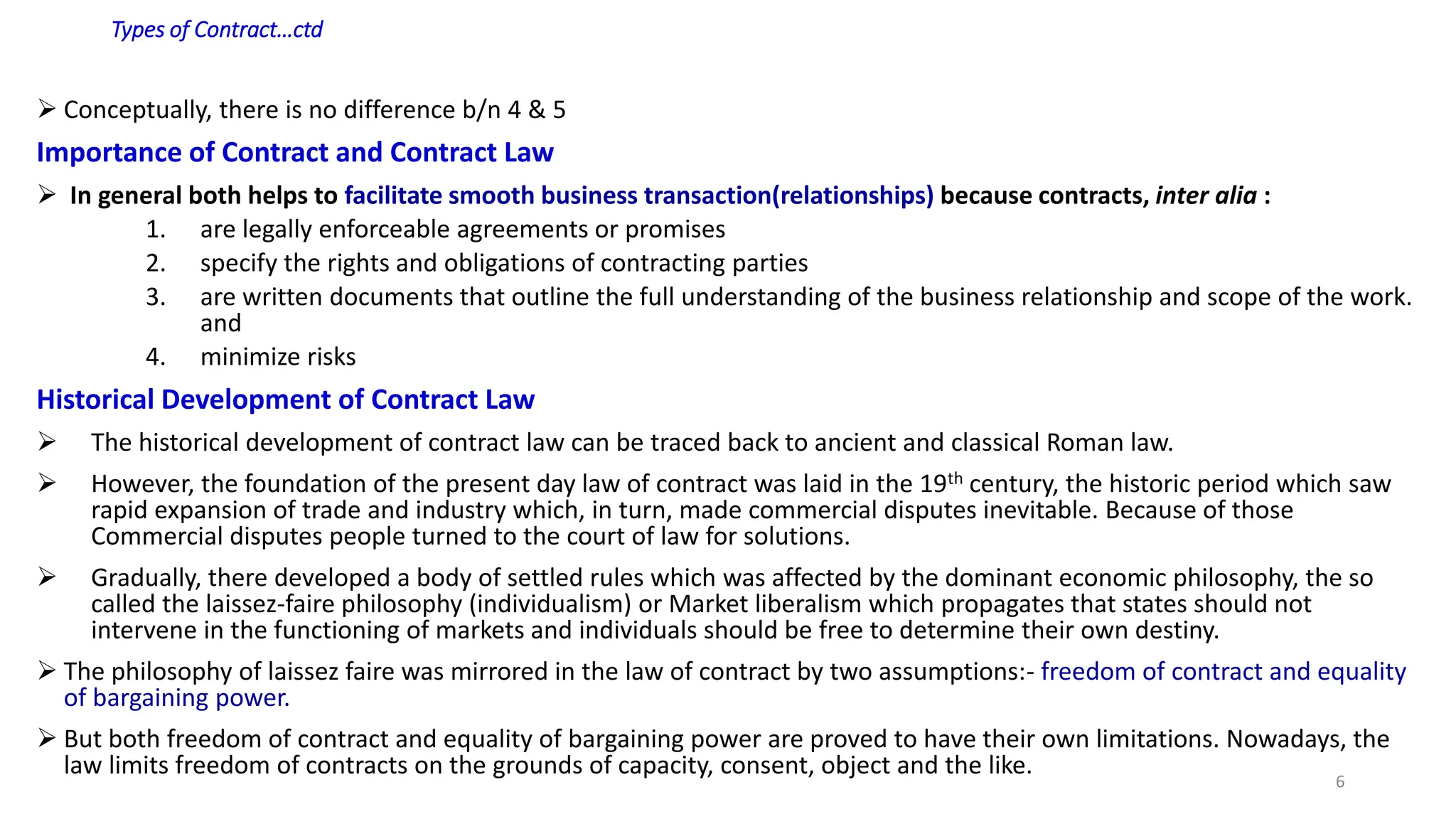 Contract short note.pptx contract law part one | PPTX