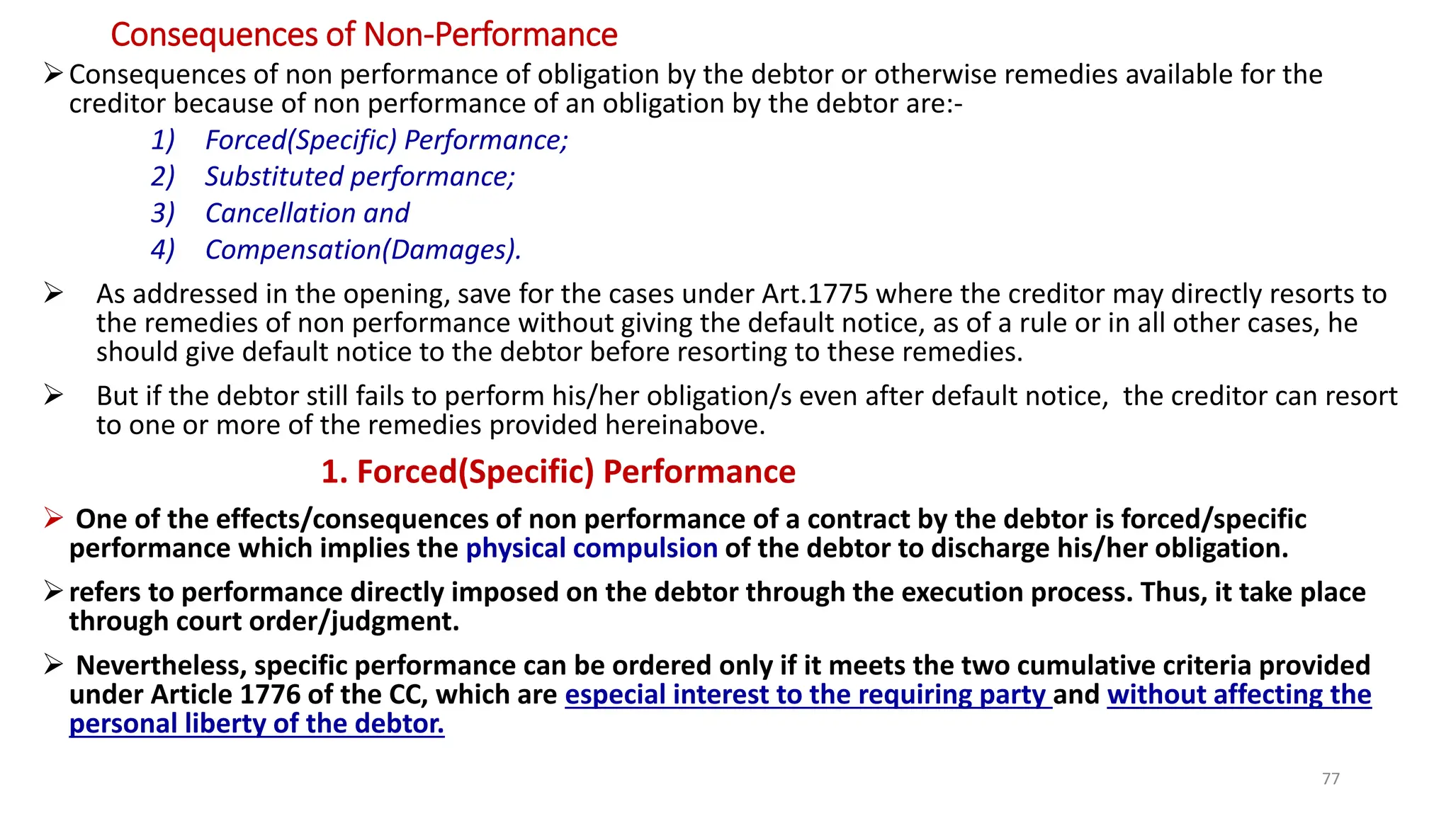 Contract short note.pptx contract law part one | PPTX