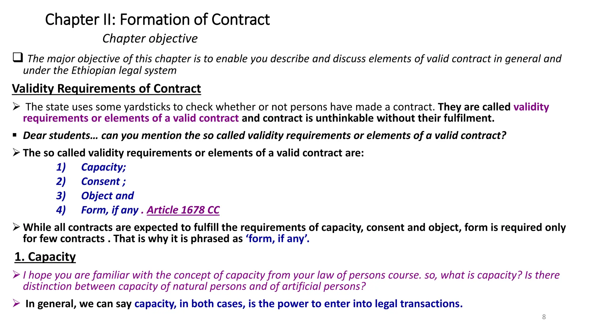 Contract short note.pptx contract law part one | PPTX